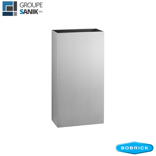 Surface-mounted waste garbage can 22.6 liters Fino B-9279 — Groupe Sanik