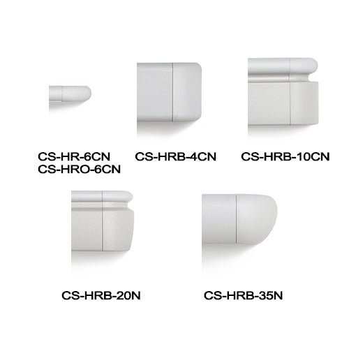 End caps and corners for handrails in Acrovyn CS — Groupe Sanik